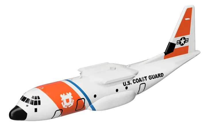 HC-130 USCG Plane Kit Card - Free 3D Print Model - MakerWorld