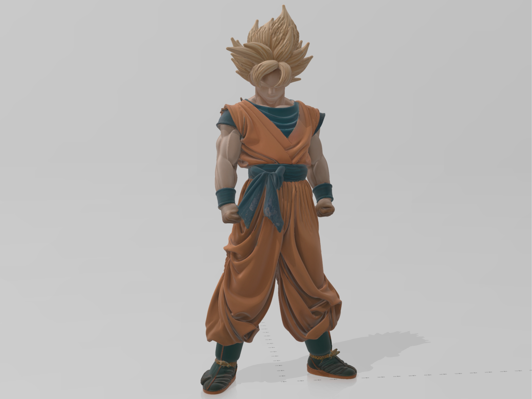 Super Saiyan Goku by user_1963556440 MakerWorld: Download Free 3D Models