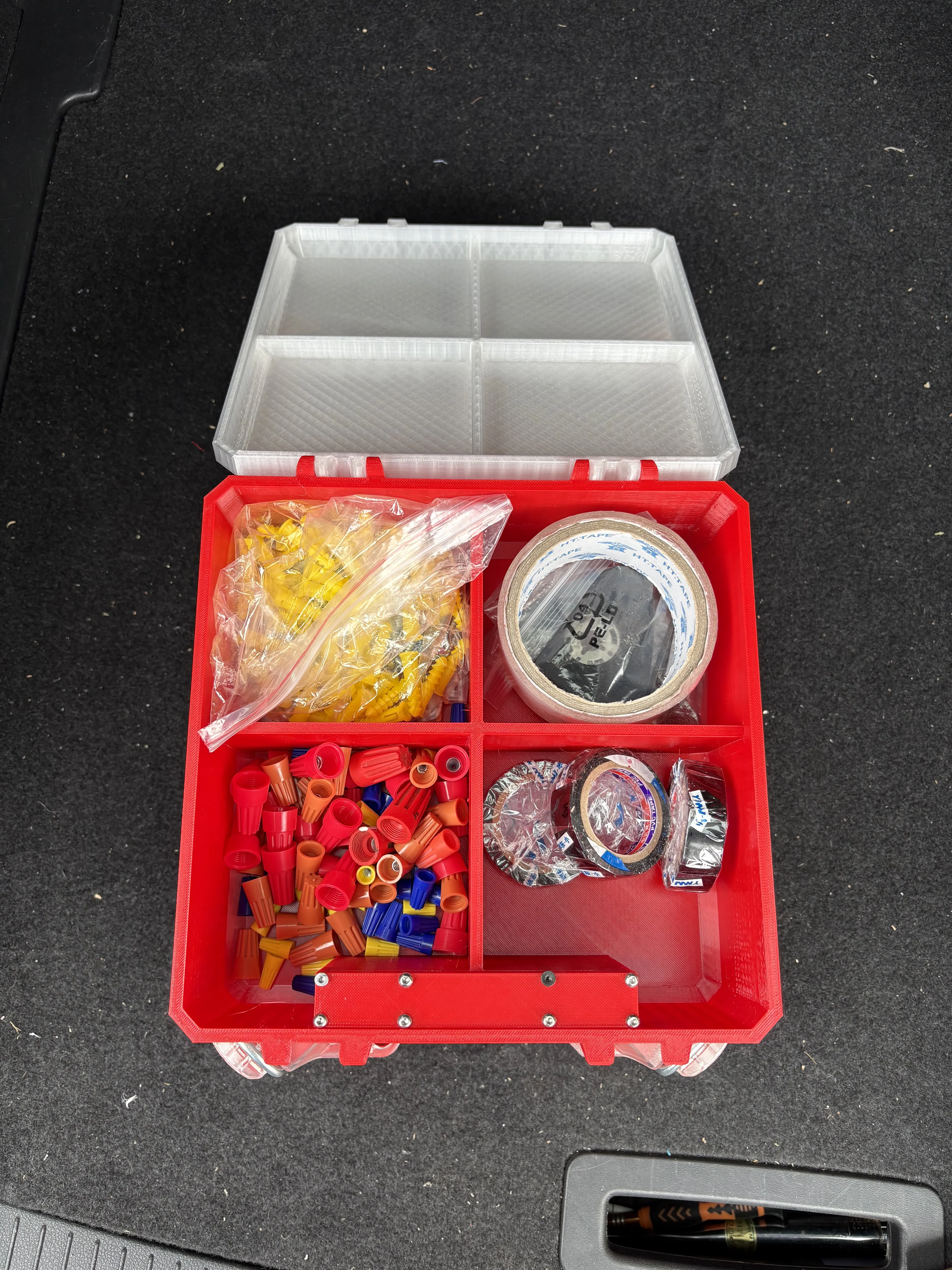 Milwaukee Packout Top-Mount Box with Spring Latch - Free 3D Print Model ...