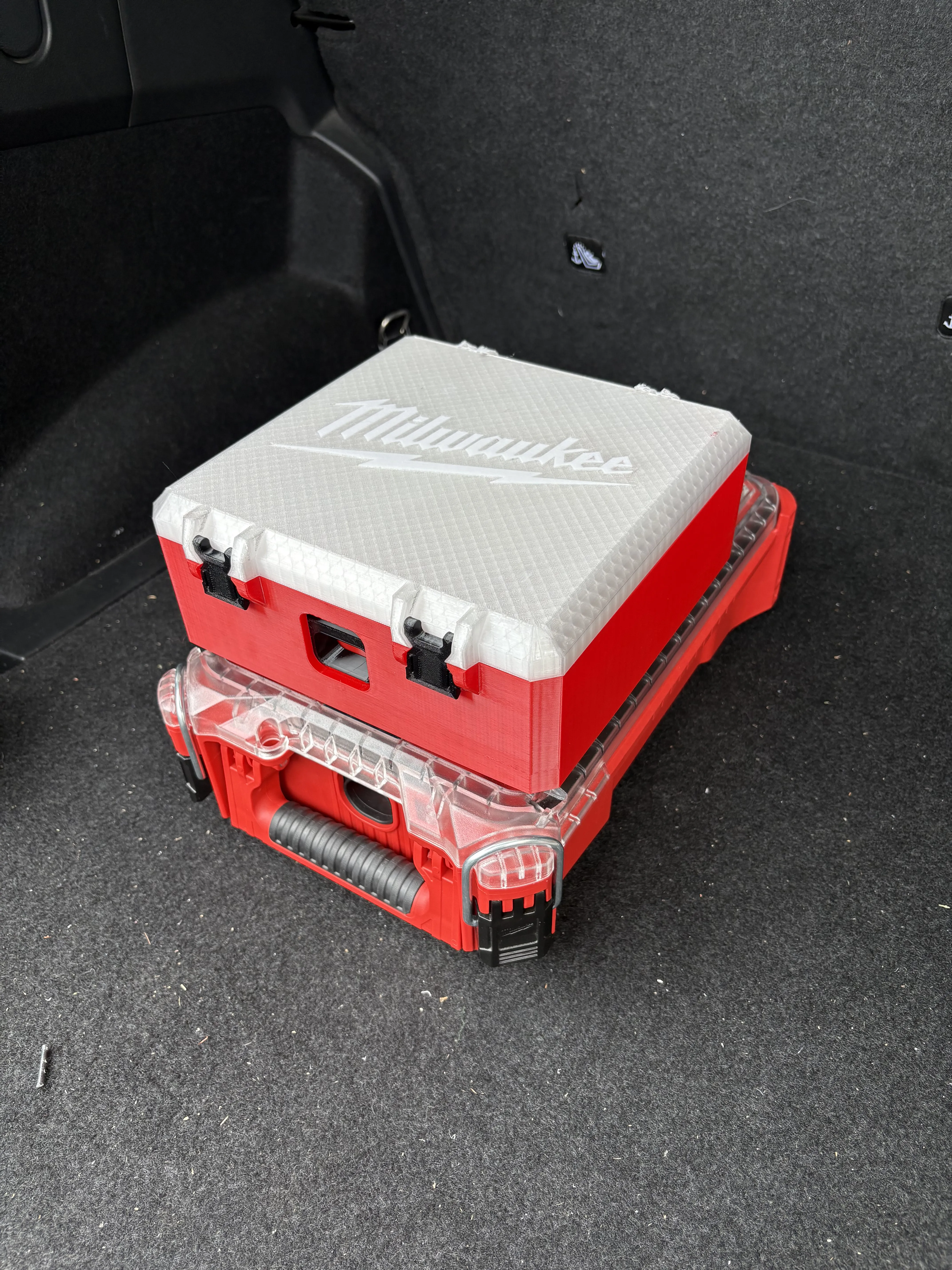 Milwaukee Packout Top-Mount Box with Spring Latch - Free 3D Print Model ...
