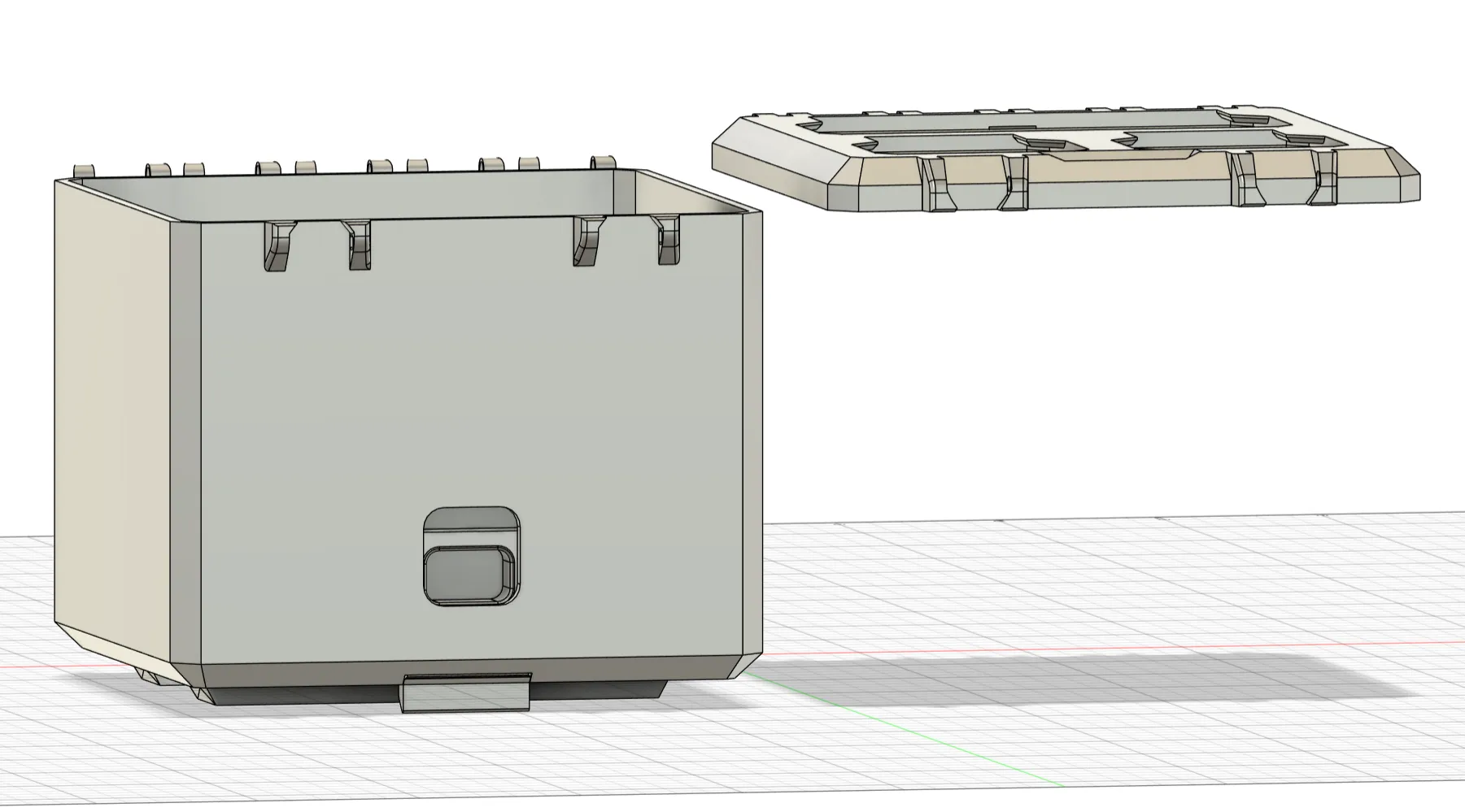 Milwaukee Packout Top-Mount Box with Spring Latch - Free 3D Print Model ...