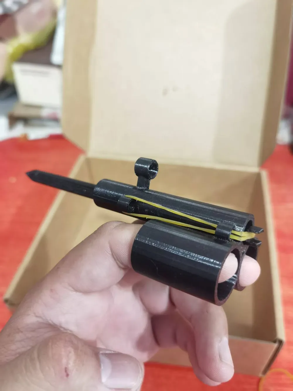 Fingertip Rubber Band Shooter by Adam lin MakerWorld: Download Free 3D Models