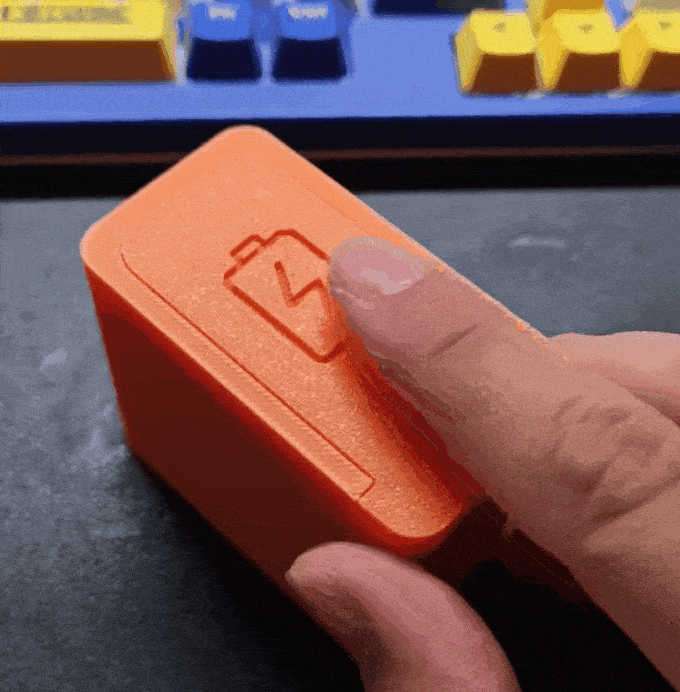 Caja de baterías deslizante número 5 (AA) por CHEM-PLUS MakerWorld: Descarga Modelos 3D Gratuitos