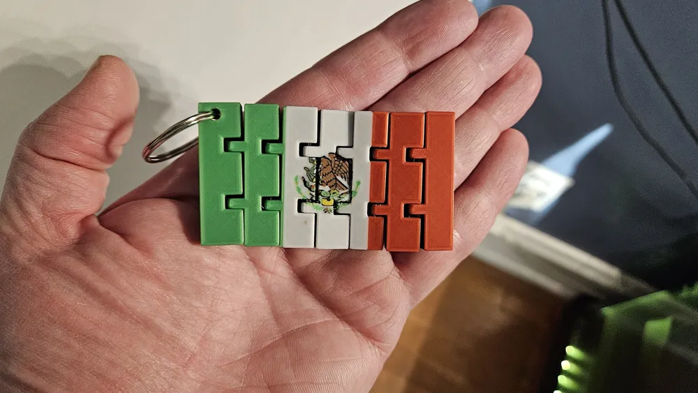 Mexican Flag Color Modifier - Free 3D Print Model - MakerWorld