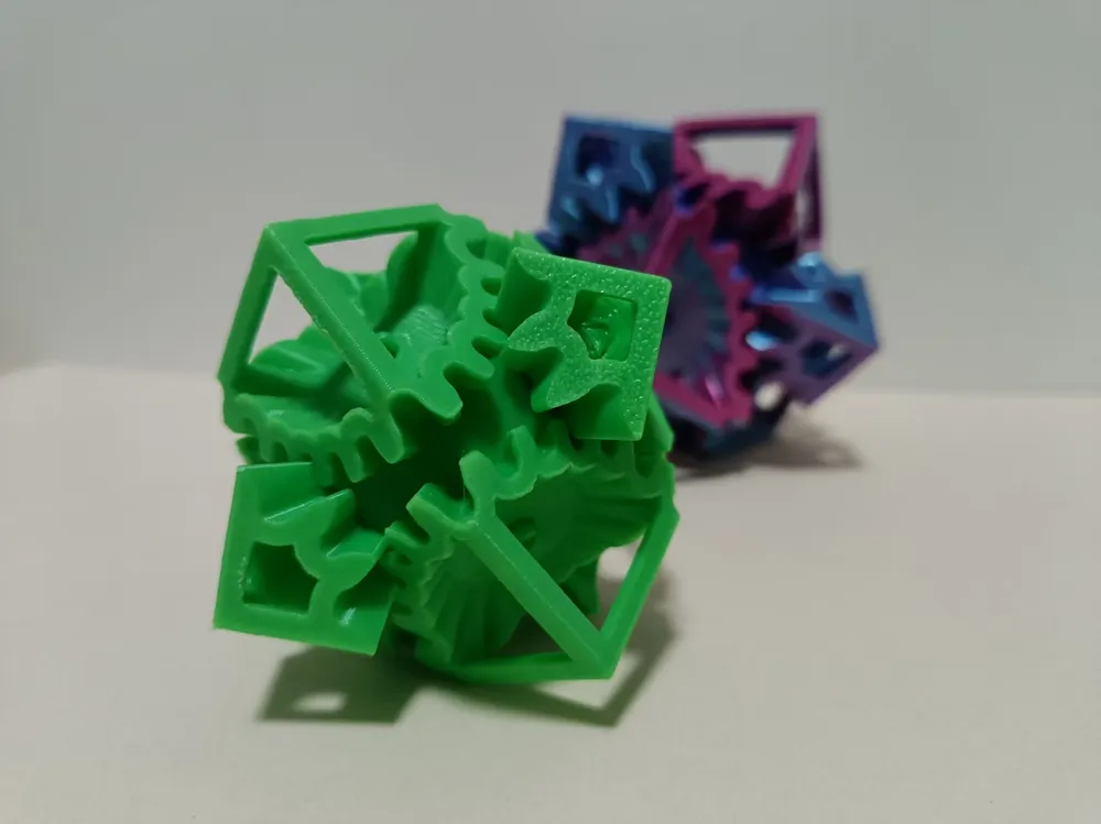 Hollow Rotating Gear Sphere Cube by Chia ho MakerWorld: Download Free ...