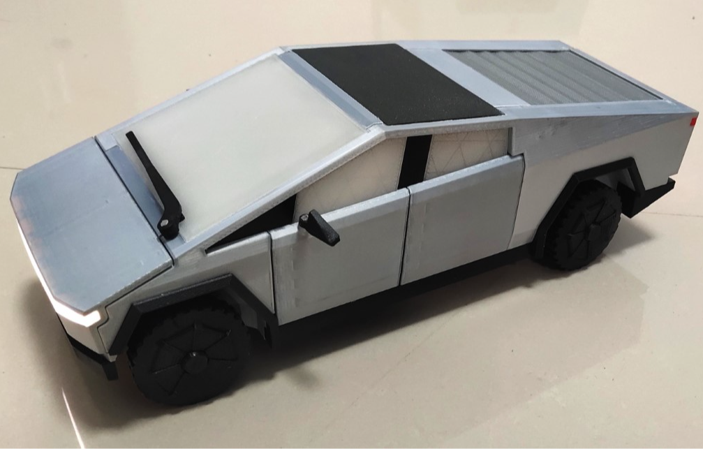Tesla Cybertruck V2 by CuriousAnt MakerWorld: Download Free 3D Models