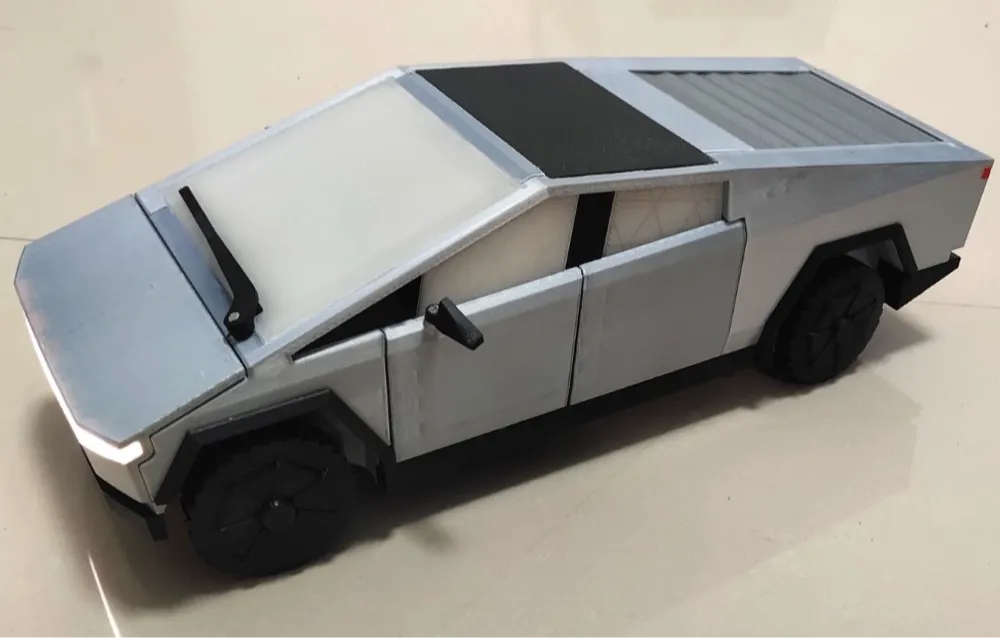 Tesla Cybertruck V2 by CuriousAnt MakerWorld: Download Free 3D Models
