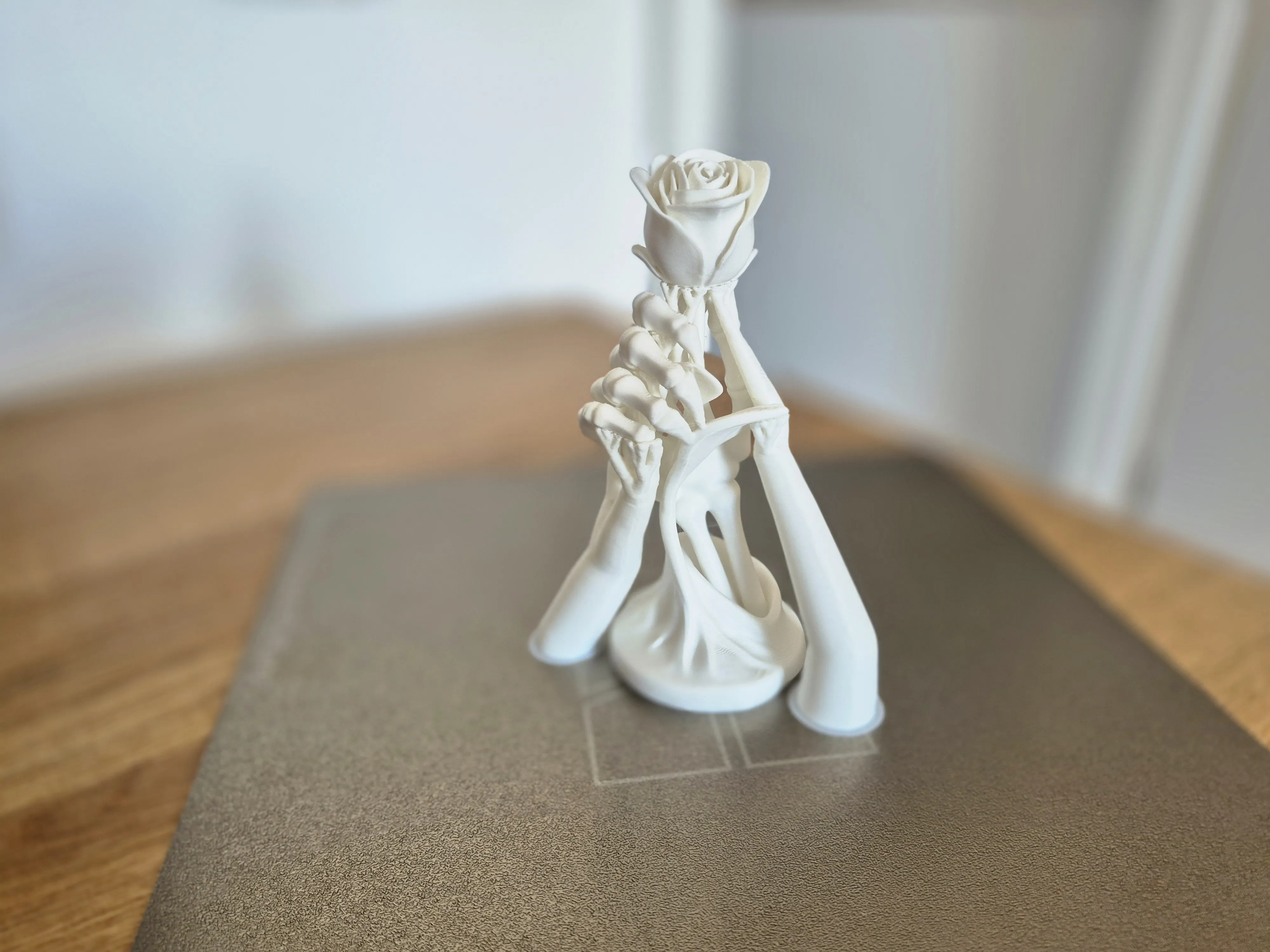 Skeleton Hand with Rose Symbol of Transience by Damakon MakerWorld ...