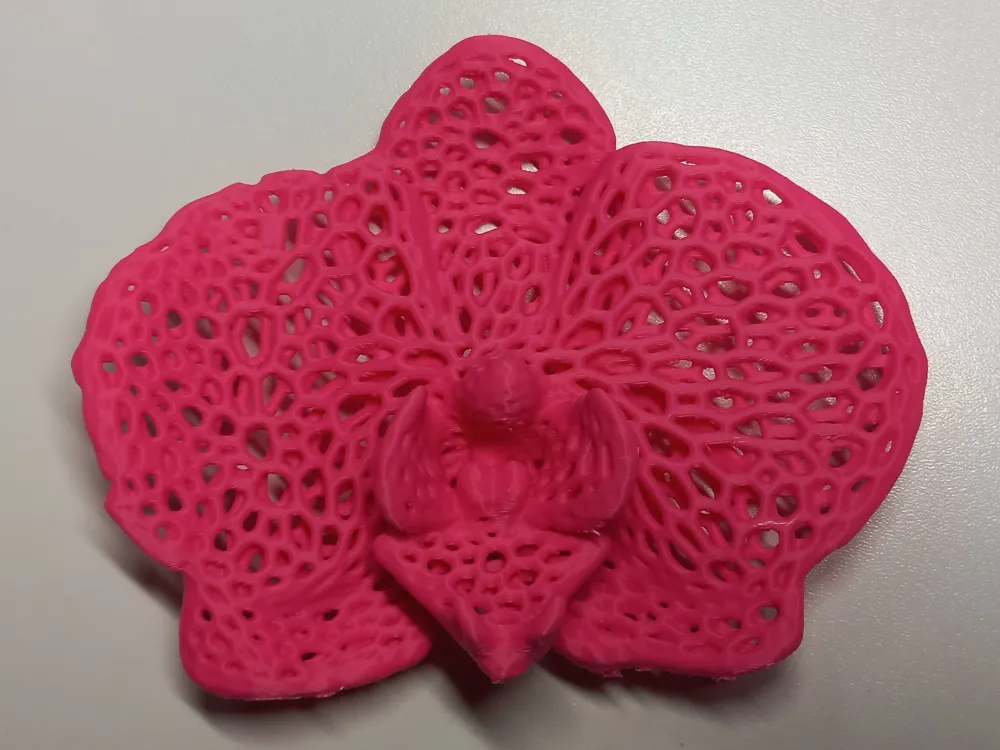 Orchid Voronoi Remixed by mosselini1 MakerWorld: Download Free 3D Models