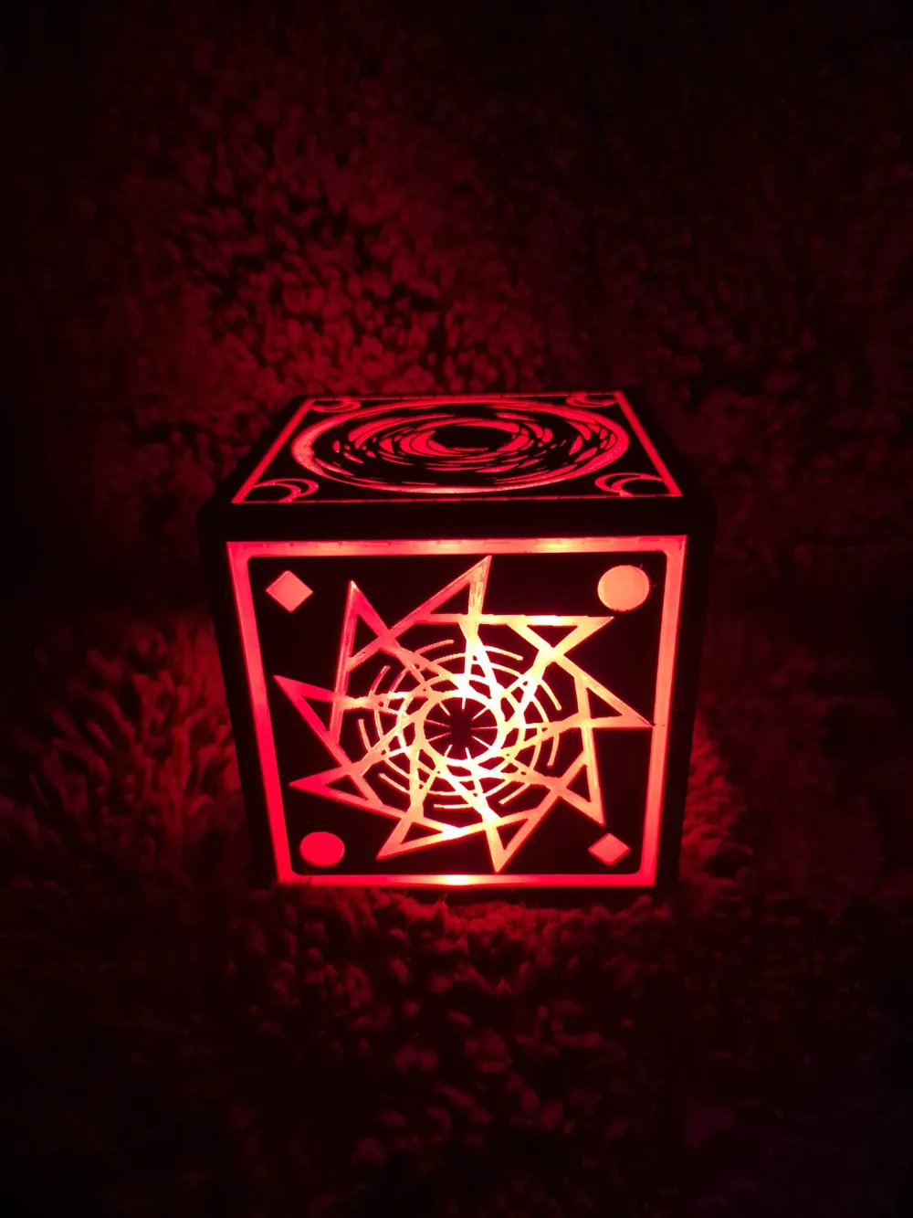 Necrobloxicon Cube Lamp from Pressure - Free 3D Print Model - MakerWorld