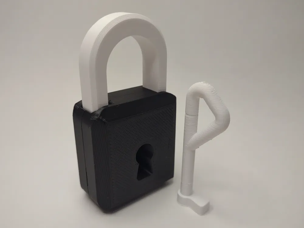 Simple Functioning Padlock by Josh MakerWorld: Download Free 3D Models