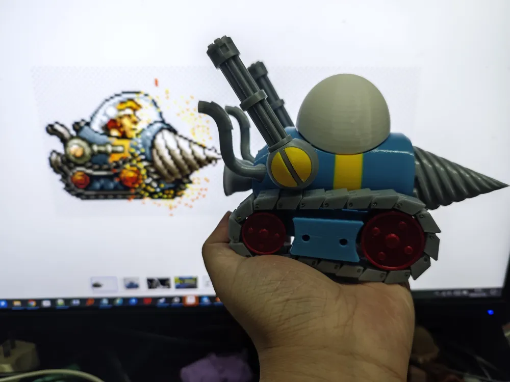 Metal Slug Drill Tank por wc-龙猎 MakerWorld: Descarga Modelos 3D Gratuitos