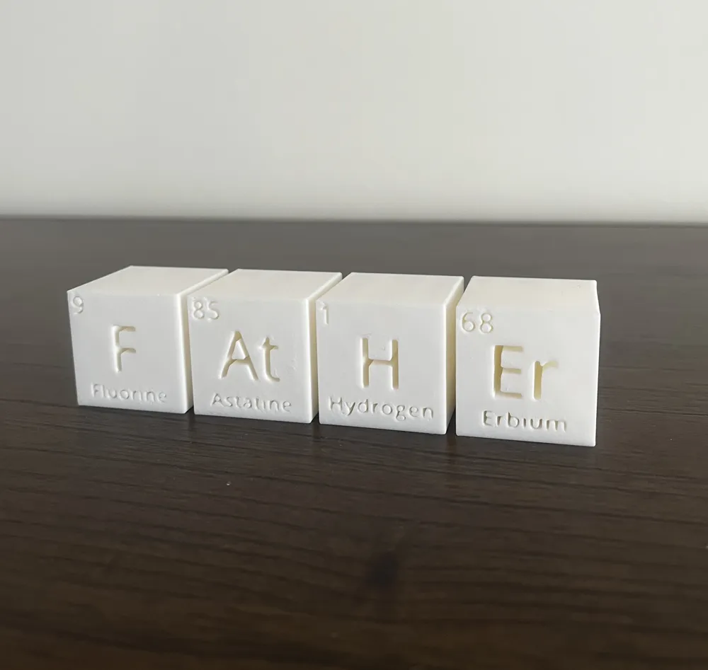 Periodic Table "Father" Print by MaroonFox89 MakerWorld: Download Free ...