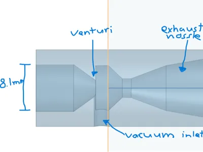 venturi 3d print model download - MakerWorld