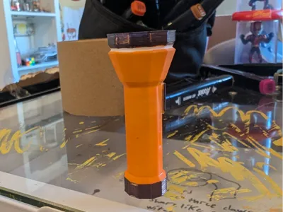Animal Company Flashlight - Free 3D Print Model - MakerWorld