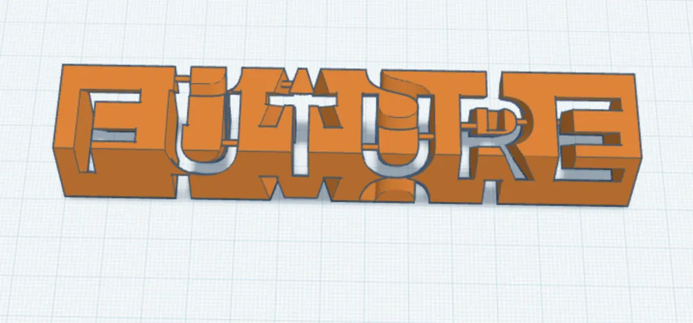 Dual Letter Illusion Cube Specular Anamorph by user_4248184976 ...