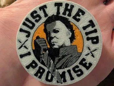 Michael Myers Stanley Cup Straw Topper by Carman3D MakerWorld: Download ...