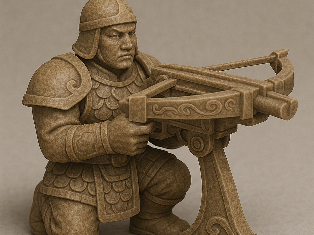 3D Printed Chinese Chess Piece - Cannon - Crossbowman by 一只散仙点avi ...