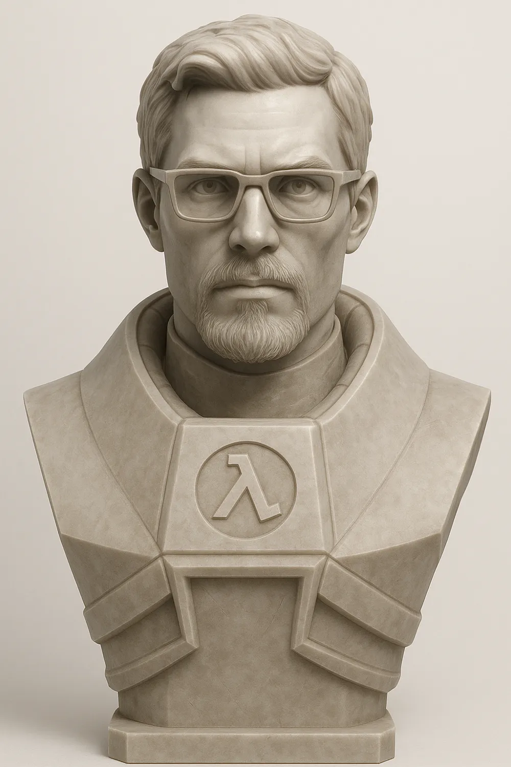 Gordon Freeman Bust - Free 3D Print Model - MakerWorld