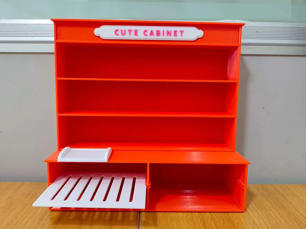 Mini Display Cabinet by 小杨-3D MakerWorld: Download Free 3D Models