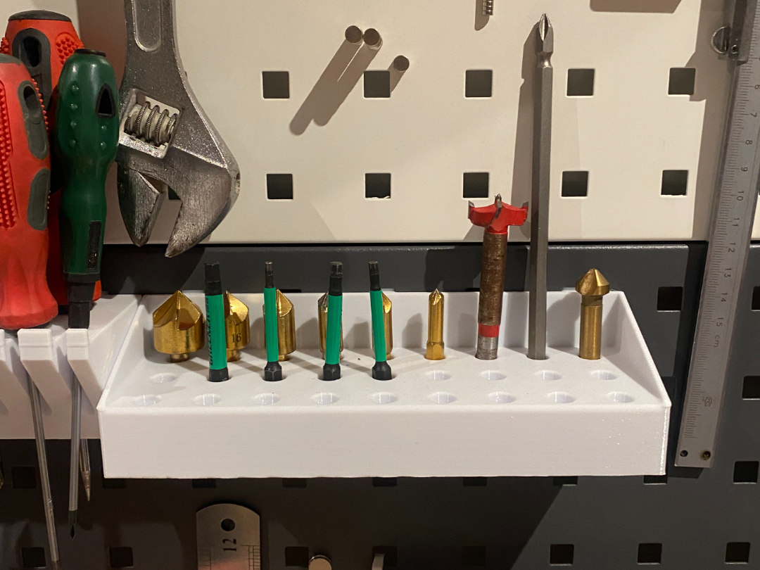 38mm Pegboard Drill Bit and Driver Organizer by yefei MakerWorld ...