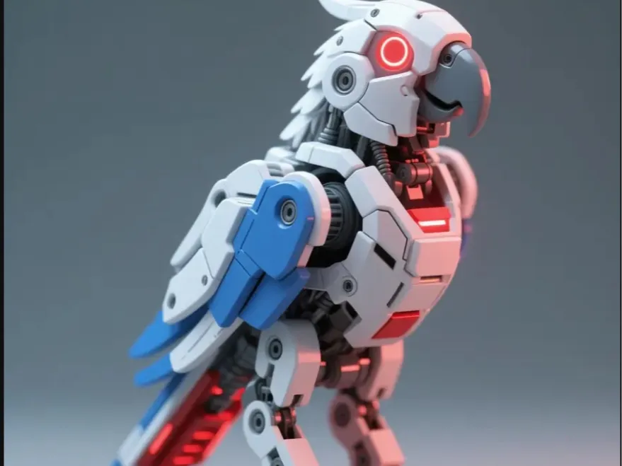 Cyberpunk Style - Mechanical Parrot 2 by 小马 MakerWorld: Download Free ...