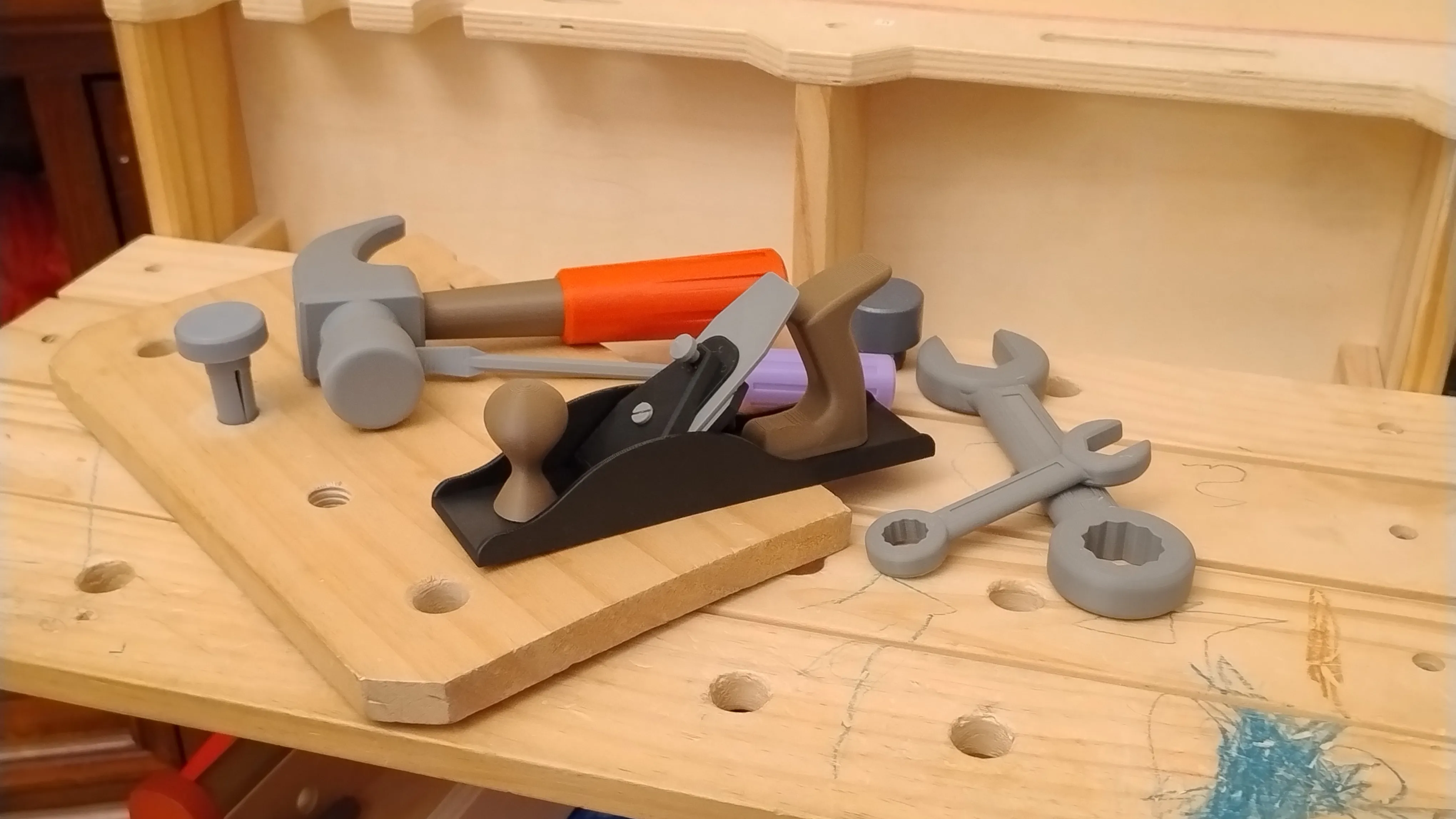 Kids Toy Tools - Free 3D Print Model - MakerWorld