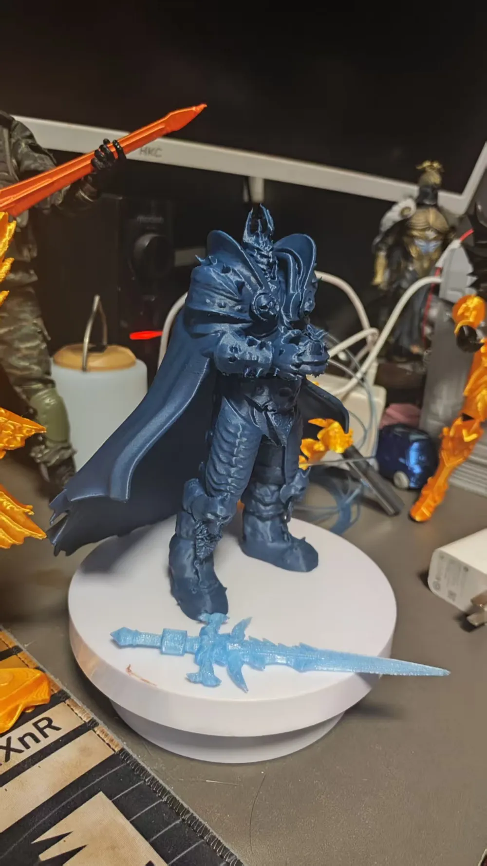 World of Warcraft - Lich King (Arthas) Figurine by pandabear MakerWorld ...