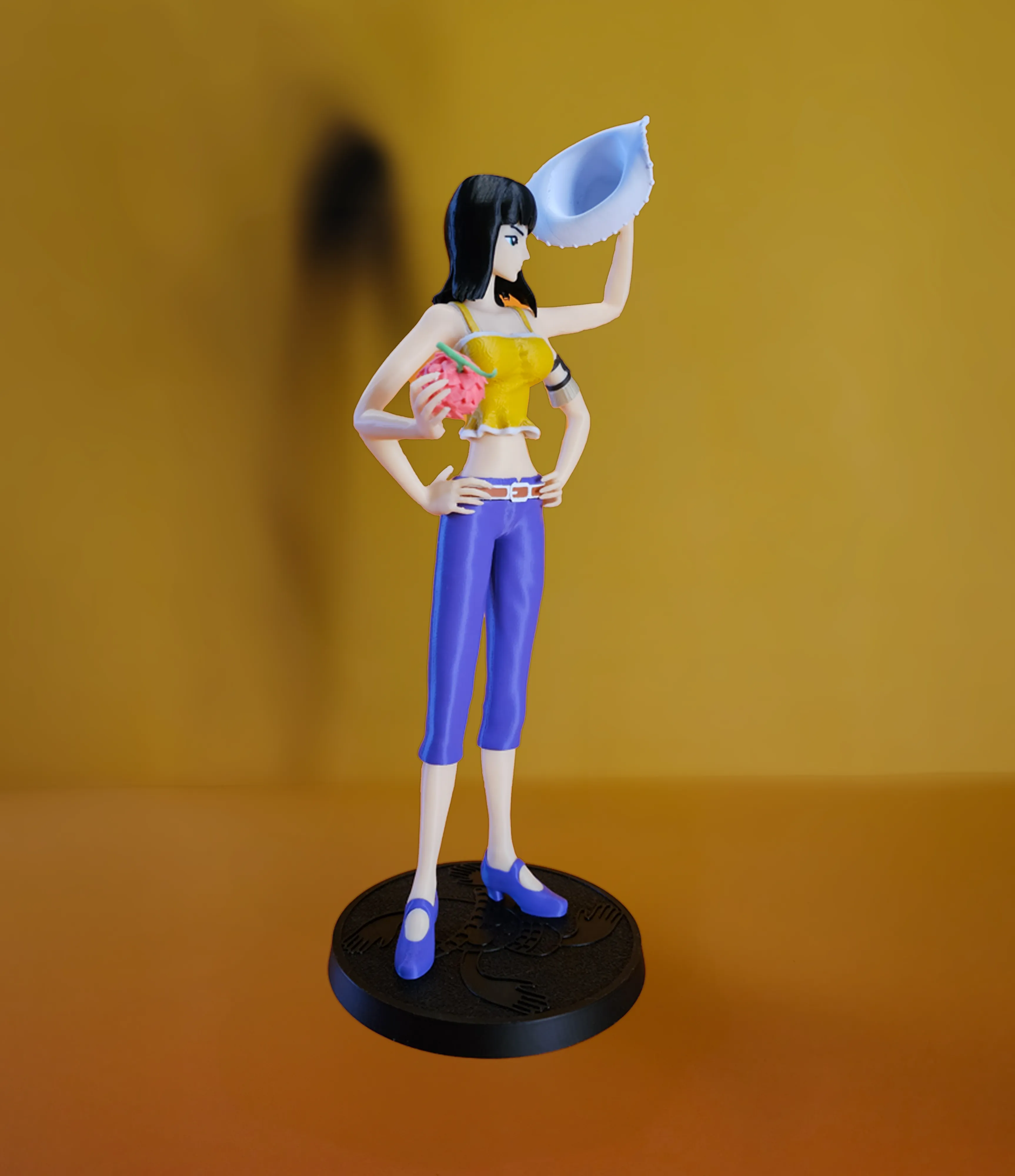 Thanks 10K!!! Nico Robin Fanart - Free 3D Print Model - MakerWorld