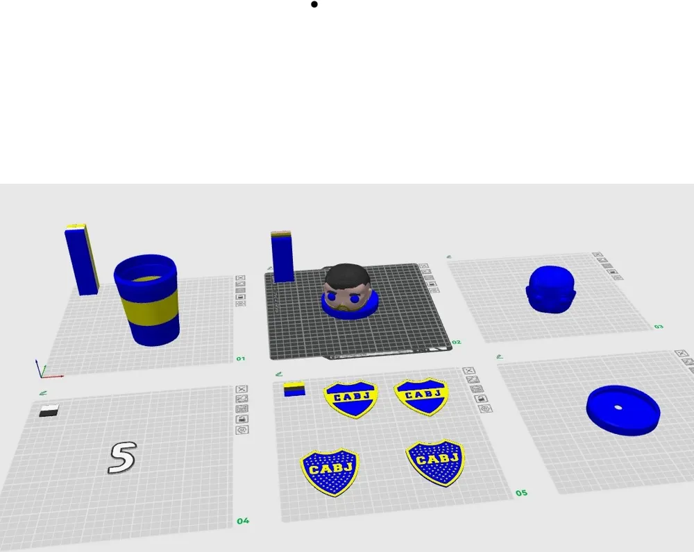 Vaso Leandro Paredes Boca Juniors Argentina LPF por Ocilirca MakerWorld ...