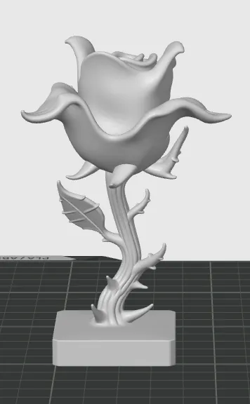 Spine Rose with Teeth by PrintVision MakerWorld: Download Free 3D Models