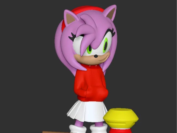 AMY ROSE by hulksmash1990 MakerWorld: Download Free 3D Models