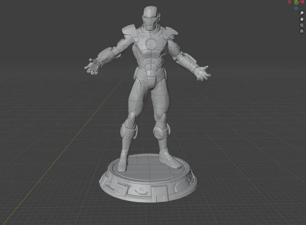 Life-Size Iron Man Statue (Custom Made) Base - Free 3D Print Model ...