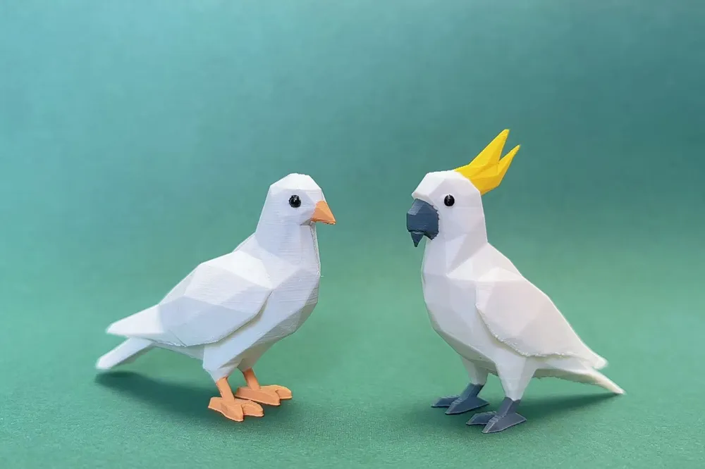 Low-poly White Dove Model by MoonMyth MakerWorld: Download Free 3D Models
