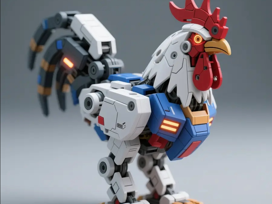 Cyberpunk Rooster by 小马 MakerWorld: Download Free 3D Models
