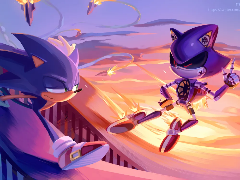 brick Metal Sonic and sonic by metal S MakerWorld: Download Free 3D Models