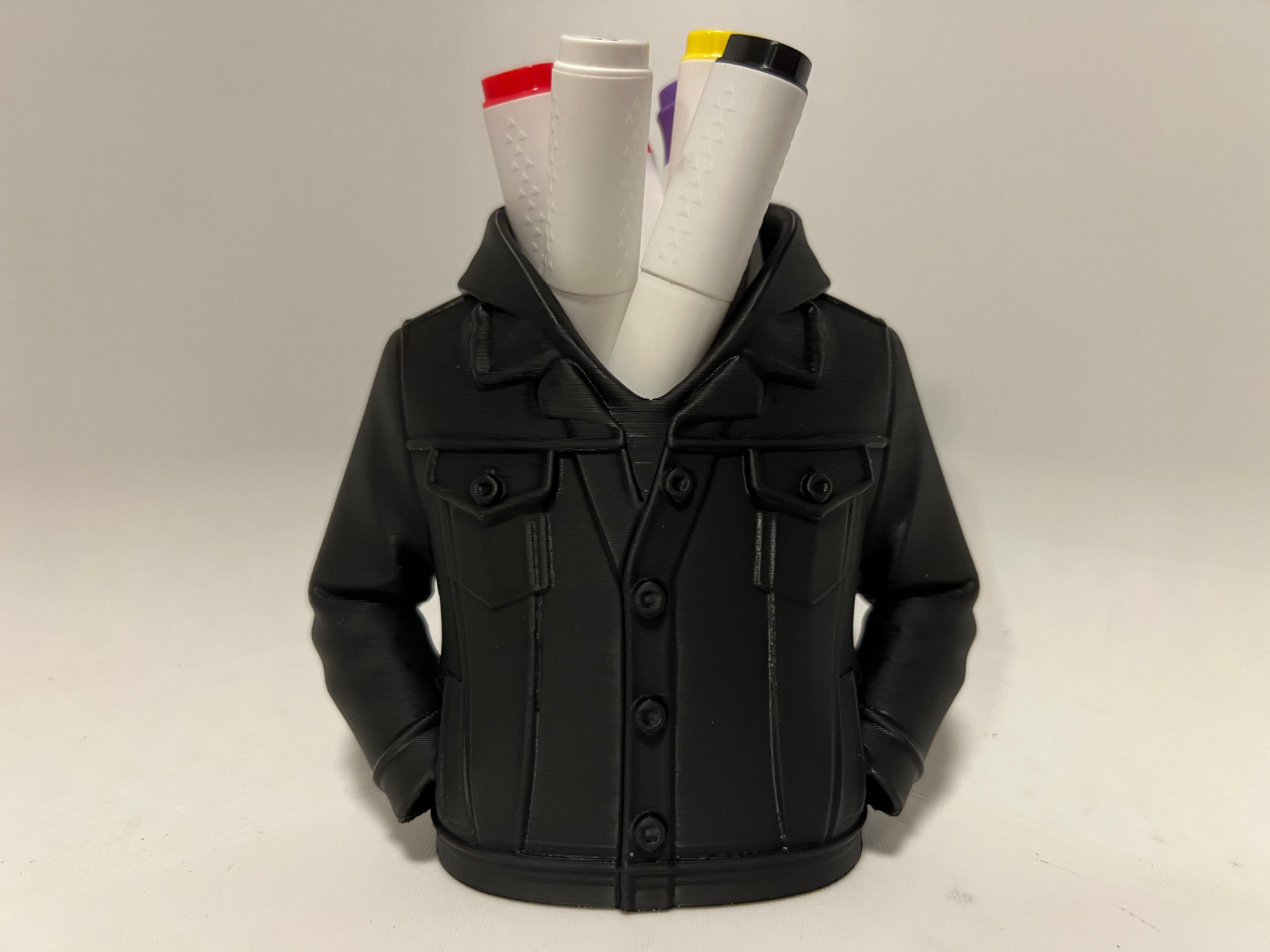 Denim Jacket Pen Holder by SparklingStar MakerWorld: Download Free 3D ...