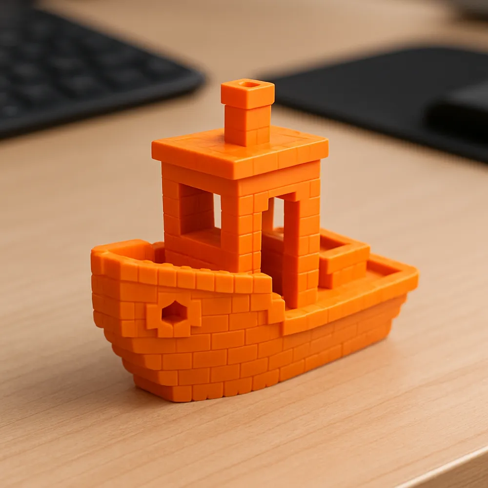 Pixelated Benchy by Shapr3D MakerWorld: Download Free 3D Models
