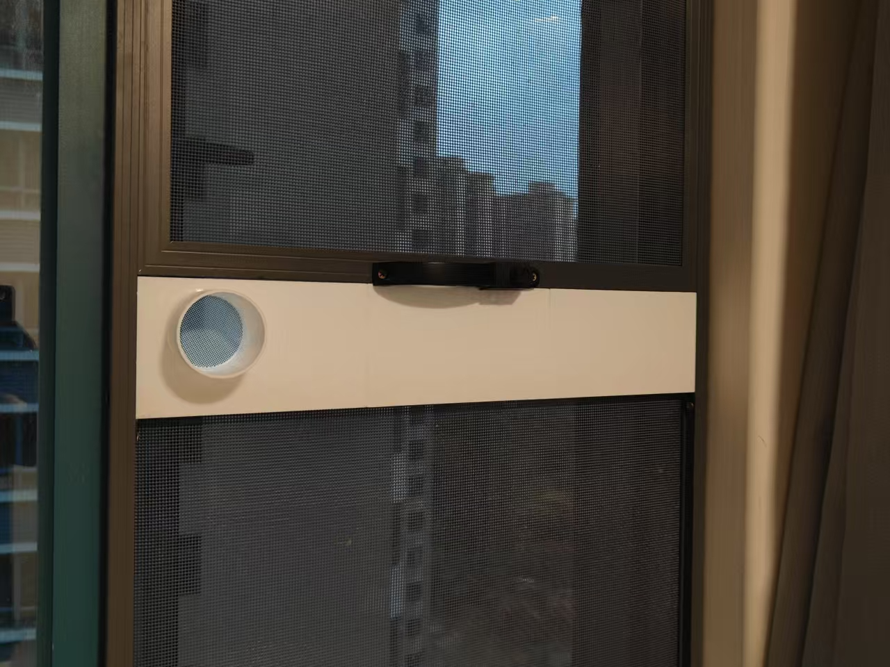 Window Vent Damper Air Conditioner Damper Exhaust Adapter with Filter ...