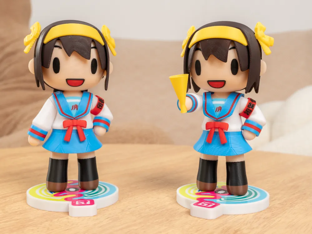 Haruhi Suzumiya fufu by 捕鱼悦 MakerWorld: Download Free 3D Models