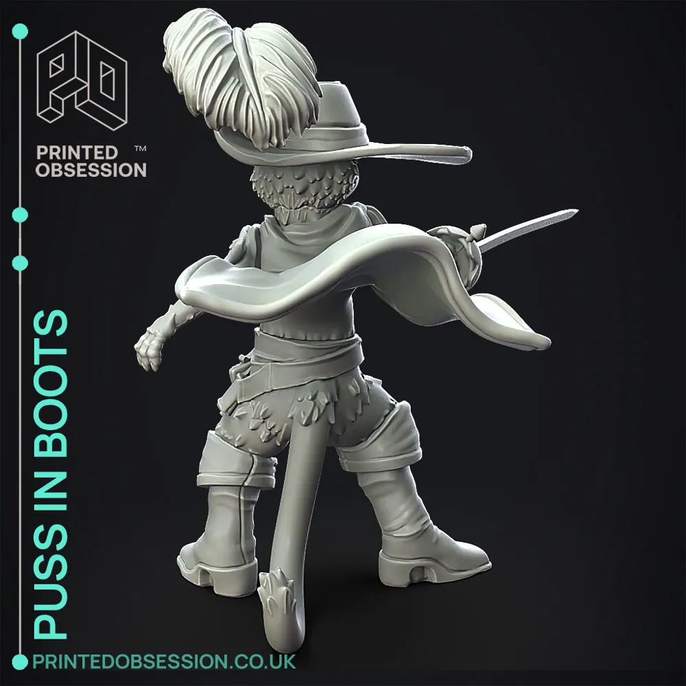 Puss in Boots – Shrek – Fan Art by Printed Obsession MakerWorld: Download Free 3D Models