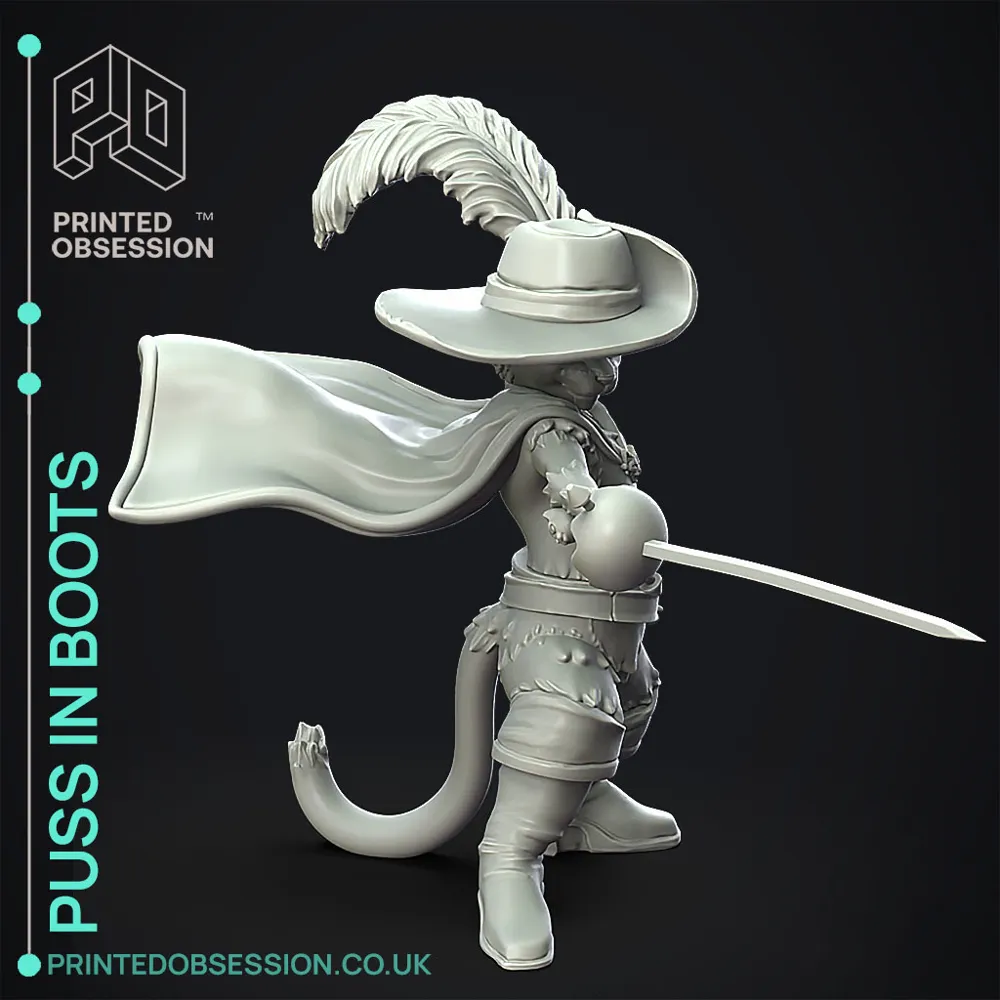 Puss in Boots – Shrek – Fan Art by Printed Obsession MakerWorld: Download Free 3D Models