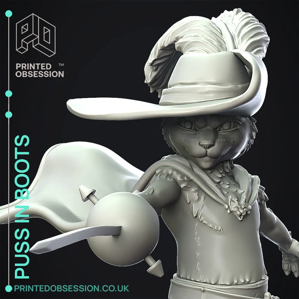 Puss in Boots – Shrek – Fan Art by Printed Obsession MakerWorld: Download Free 3D Models