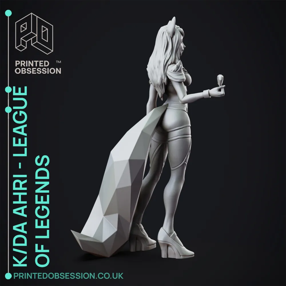 Ahri KDA - League of Legends - 25cm tall model by Printed Obsession ...