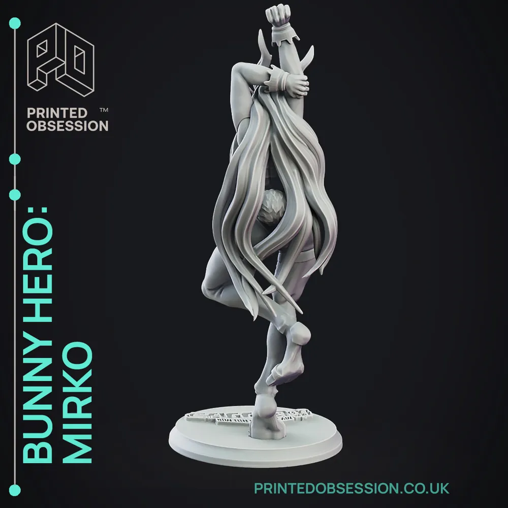 Mirko - Modelo de Fanart de la Heroína Conejo - Chica Anime - Modelo de ...