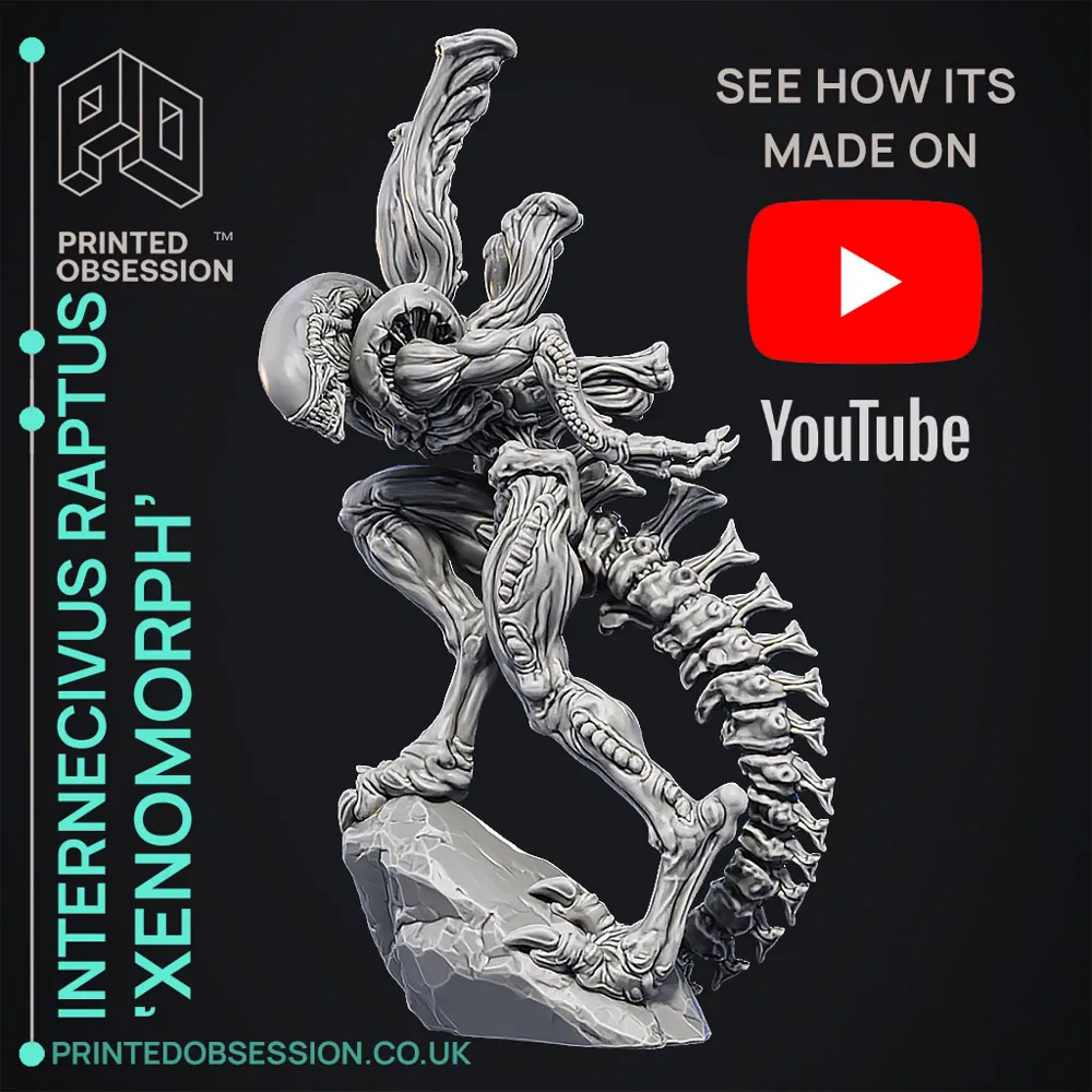 Alien Xenomorfo - Fan Art por Printed Obsession MakerWorld: Descarga ...