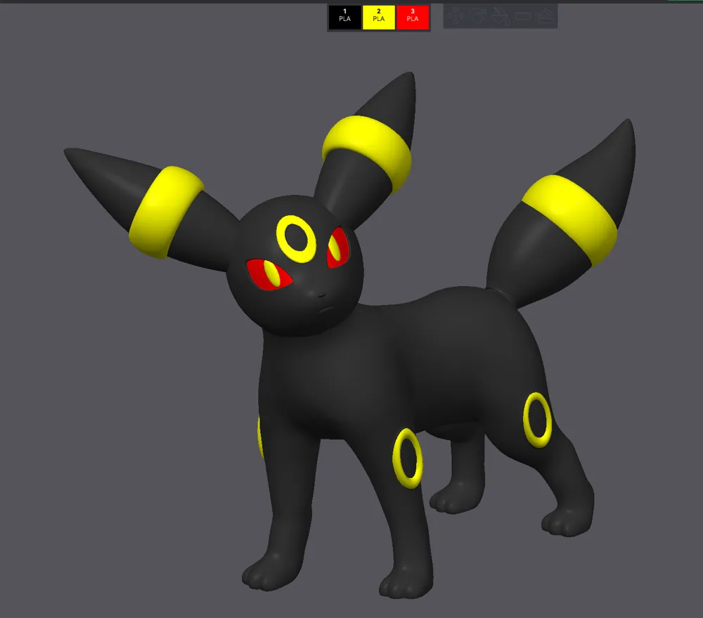 Umbreon The Midnight Shadow Edition - Free 3D Print Model - MakerWorld