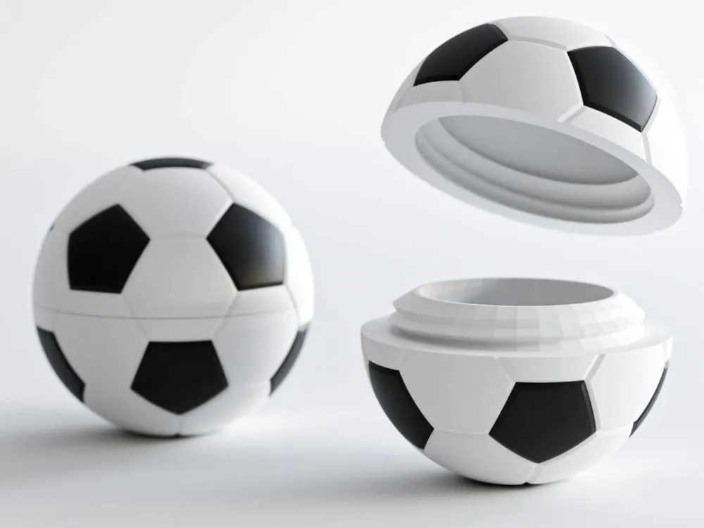 Soccer Football Ball Capsule - Free 3D Print Model - MakerWorld