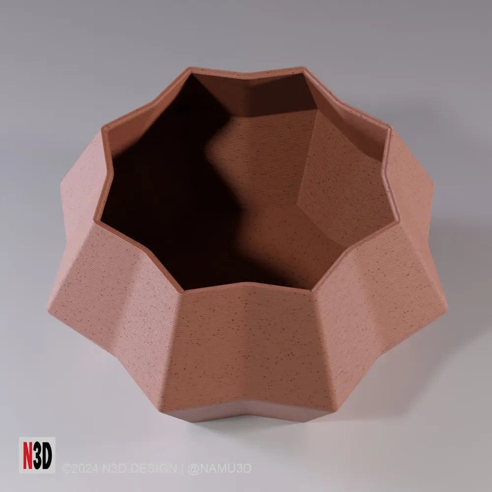 Octa planter by Namu3D MakerWorld: Download Free 3D Models