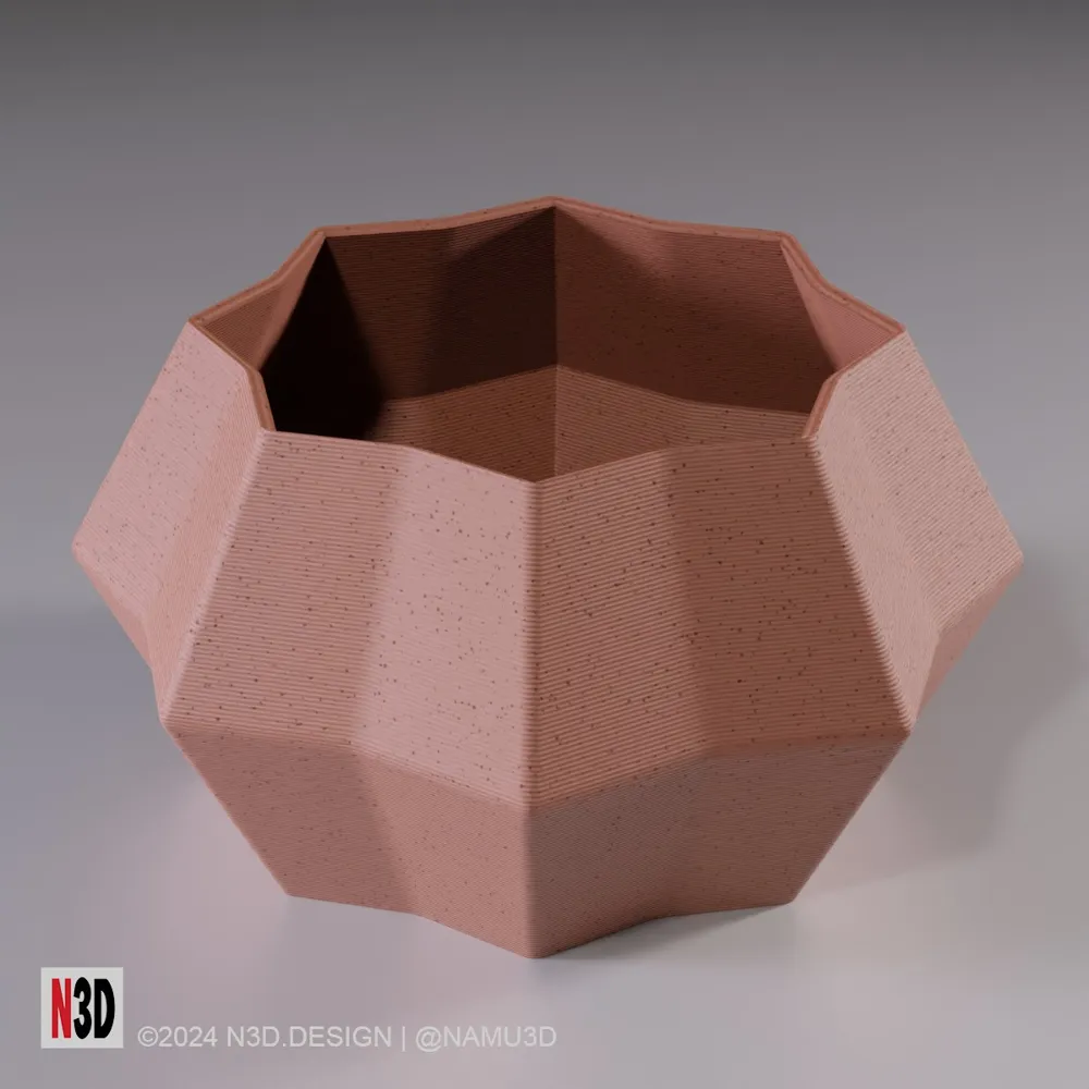 Octa planter by Namu3D MakerWorld: Download Free 3D Models